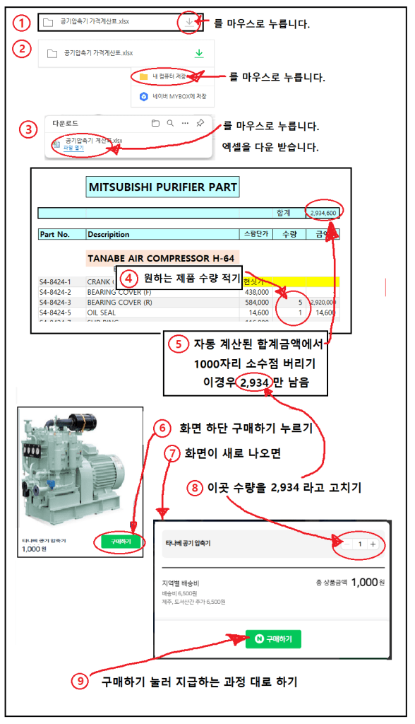 타나베 공기 압축기 (Tanabe Air Compressor) - 스페이스마린 블로그